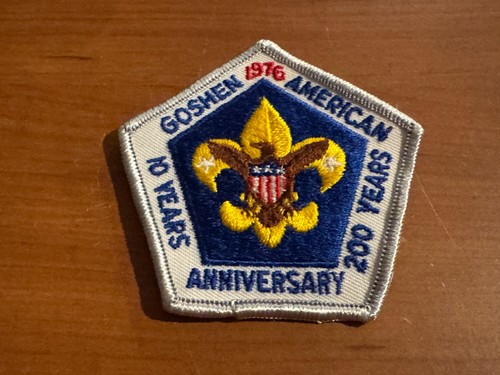 BSA, 1976 Goshen Scout Camps 10th Anniversary Patch, National Capital Area Cncl | eBay