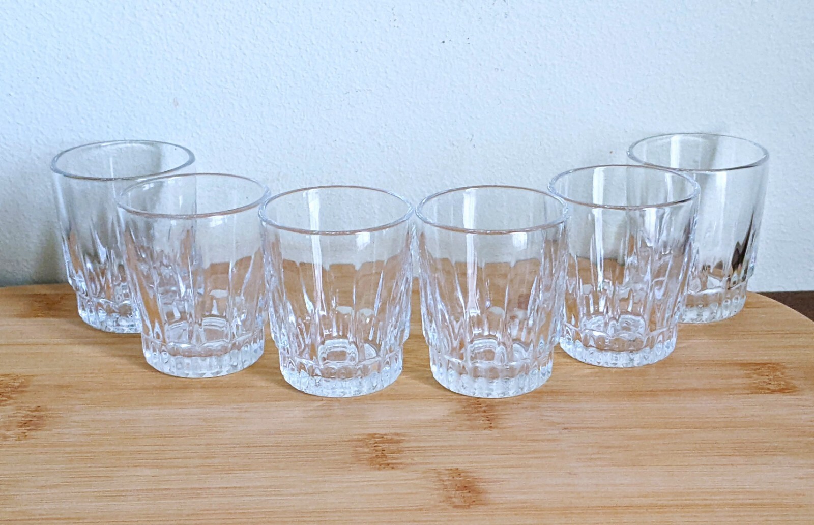 6 Vintage Arcoroc Lancer France Vodka Liquor Shot Glass Glasses Set Of ...