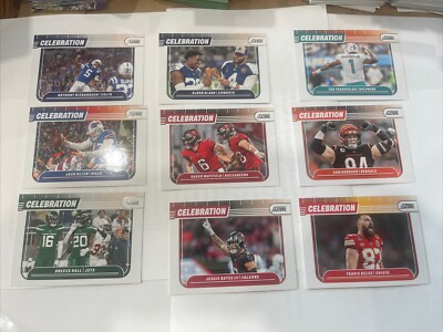 2024 Score Panini NFL Football Cards Celebration Inserts Complete Your ...