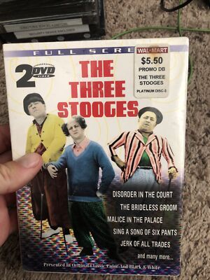 The Three Stooges - 2-Pack (DVD, 2003) *NEW* *FREE Shipping* AMAZING ...