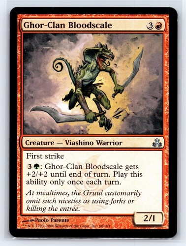 2006 MTG: Guildpact Regular Uncommon Ghor-Clan Bloodscale 66/165 NM | eBay