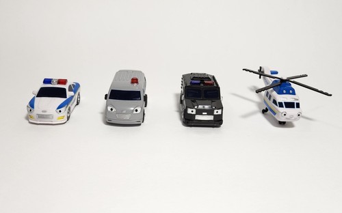 TAYO the Little Bus (Mini Size) Friends Set #12 4pcs (Sonic, Ben, Force ...