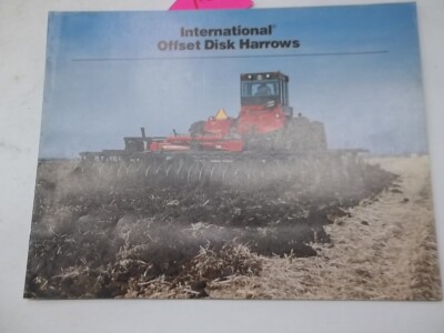 Brochure for International 780 770 760 Offset Disk Harrows use w/ 4586 ...