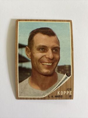 1962 Topps Baseball Joe Koppe Los Angeles Angels Card #39 | eBay