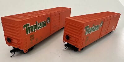 Athearn SE HO Scale 2302 57 Ft Reefer Tropicana (2 Cars) | eBay