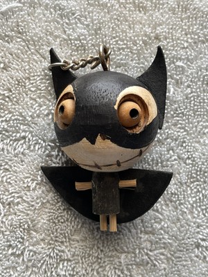 Handmade Batman skeleton keychain ornament sugar skull dc comics ...