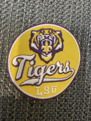 LSU Tigers vintage iron on patch new old stock 3" | eBay