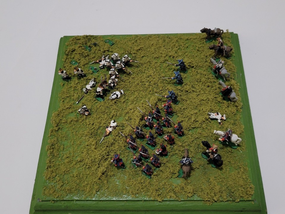 Vintage Historical War Scene Minature Tabletop Display Hand Made ...