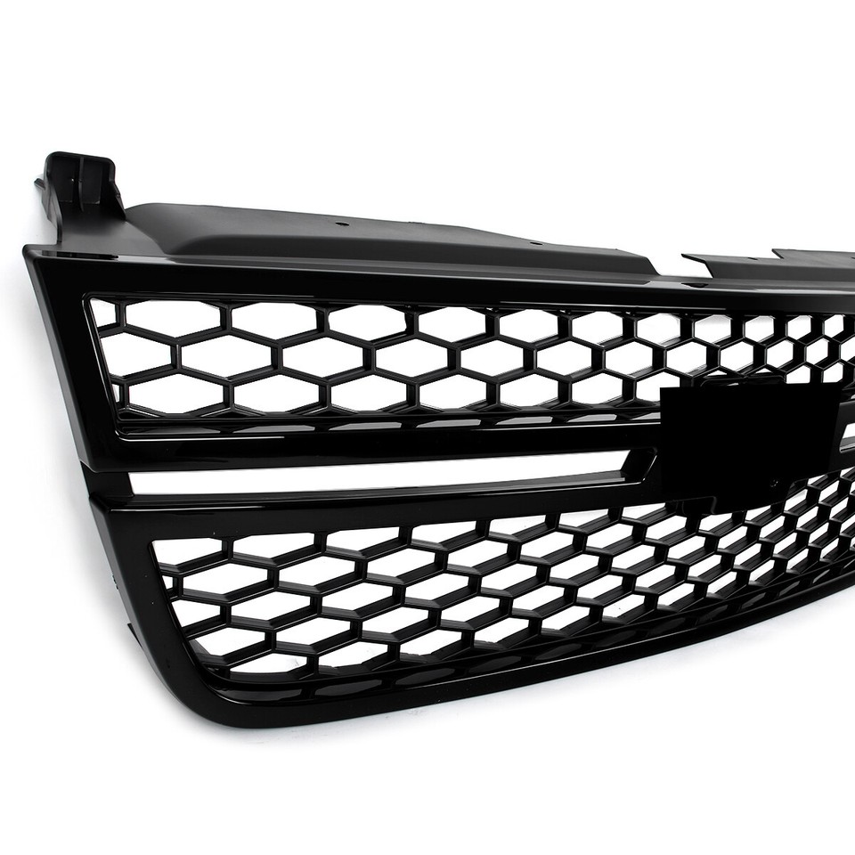 New Front Upper Black Grille Assembly Fits 2003-2007 Chevrolet ...