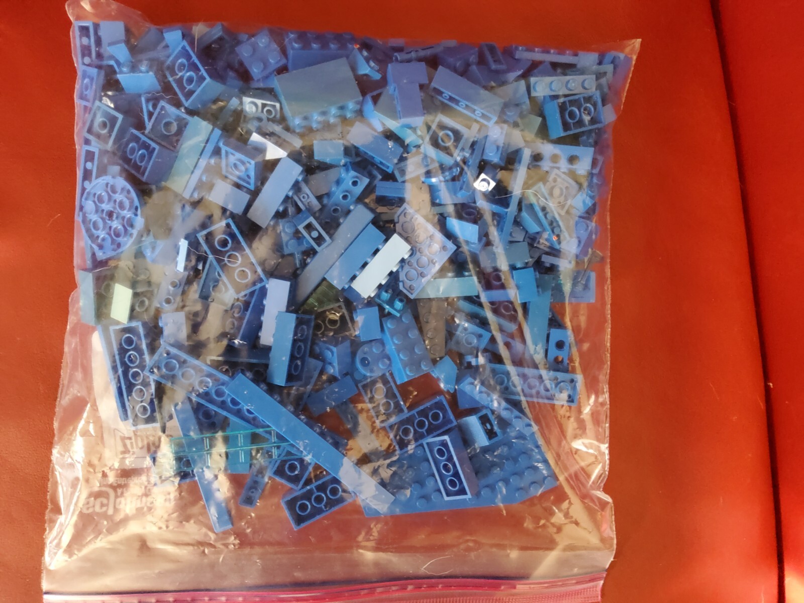 LEGO Assorted Blue 13 oz. Bulk Lot Bricks Plates Parts Pieces Light ...