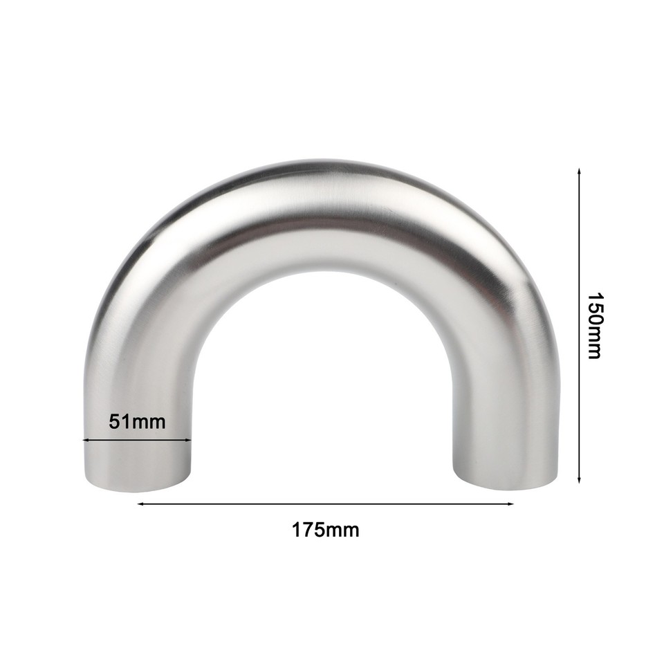 180 Degree Pipe Automotive Pipe Repair Exhaust System Setup For ...