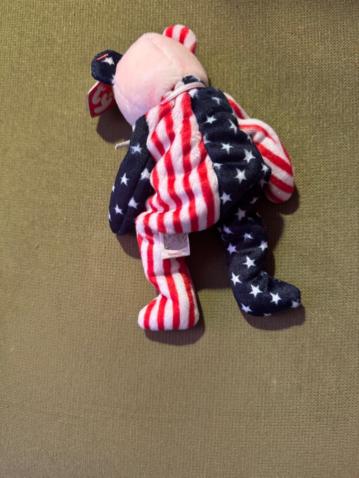 Ty Beanie Baby Spangle the Bear (date of Birth: June 14, 1999) | eBay