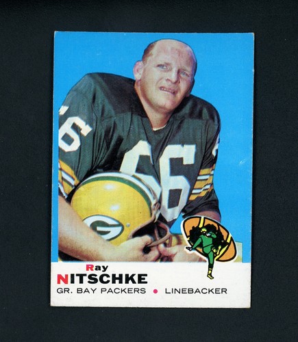 Ray Nitschke 1969 Topps (HOF) Green Bay Packers #55 EX-MT+ | eBay