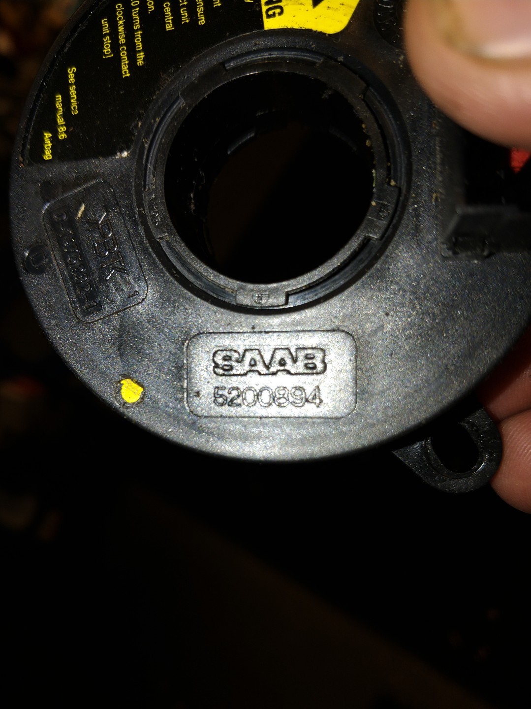 Saab 9-5 Column Clock Spring 03-06 | eBay