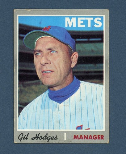 Gil Hodges 1970 Topps Baseball Card #394 New York Mets HOF - Very Good ...