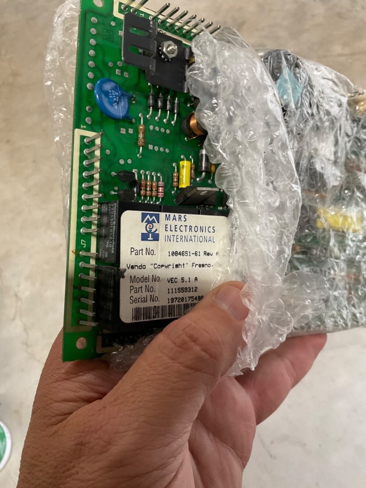 Vendo Soda Vending Machine Main Control Board VEC 5.1 5.1A Pepsi 511 ...