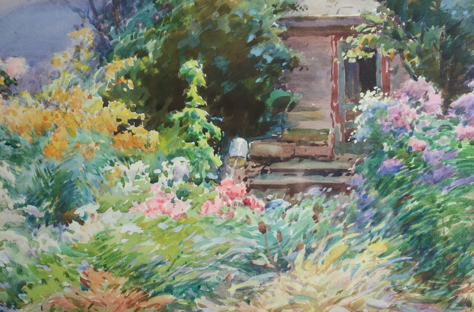 Henry Webster Rice (American, 1853-1934) Watercolor painting on paper ...