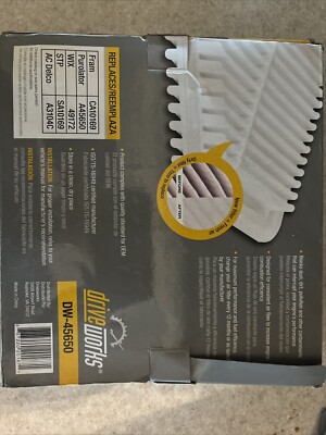 Air Filter Replaces Wix 49172, Fram CA10169, STP sa10169, AcDelco ...