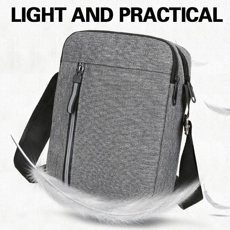 Men's Messenger Bag Waterproof Cross Body Shoulder Utility Travel Work ...