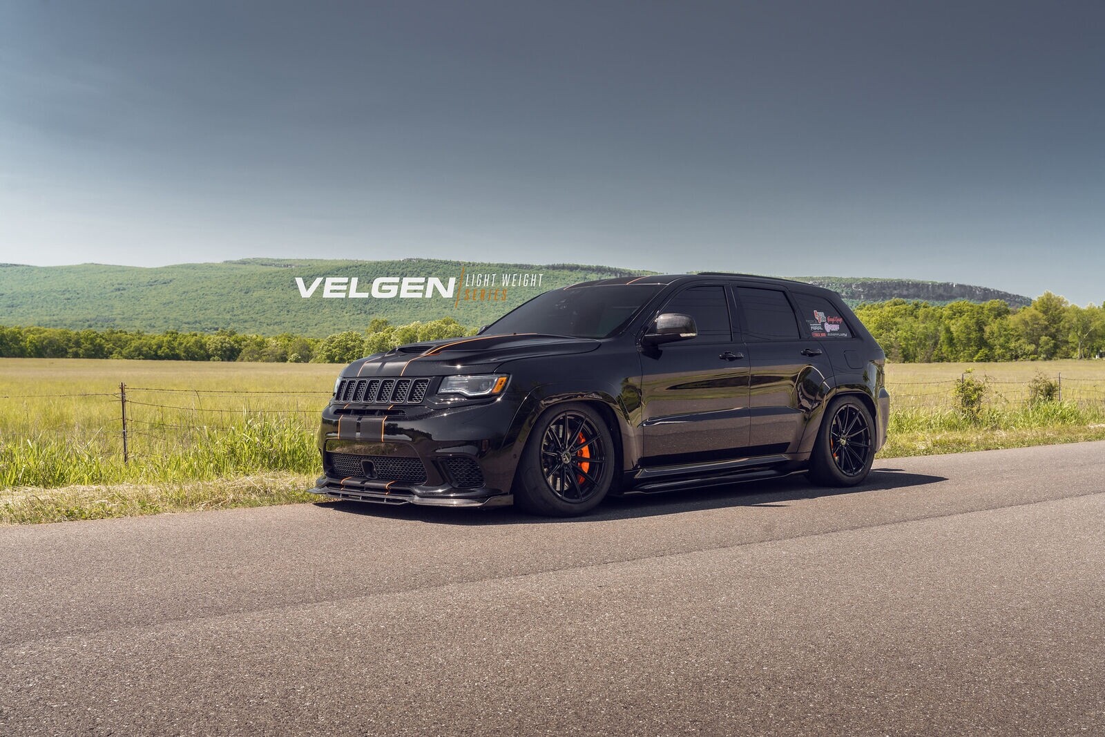 22” VELGEN VF10 GLOSS BLACK WHEELS FIT JEEP GRAND CHEROKEE TRACKHAWK ...