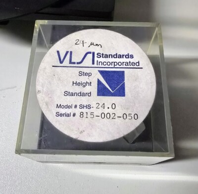 VLSI STANDARDS INC STEP HEIGHT STANDARD MODEL SHS-24.0 (24 um step ...