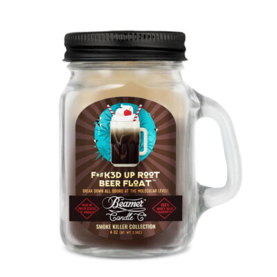 Beamer 4oz Mini Odor / Smoke Killer Candle (F*#k3d Root Beer Float ...