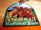 Alaska Keychain embroidered Patch Key ring Denali National park ...