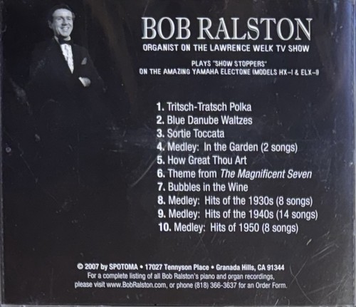 Bob Ralston - Show Stoppers (CD, 2007 Spotoma) | eBay