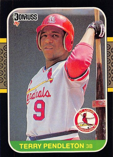 Terry Pendleton 1987 Donruss 183 St. Louis Cardinals Baseball Card | eBay