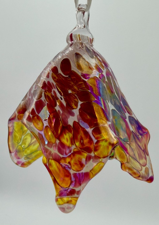 Unique Vintage Hand Blown Glass Bell Ornament by Channeled Creations | eBay