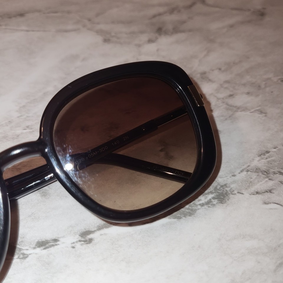 PRADA SPR 04W Women's Sunglasses Brown Gradient Oversized Square Made ...