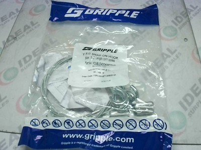 Gripple YXP2-HG-5FT-300MM-2P Y Fit Snap On Hook Kit No2 5 Ft YC - New ...