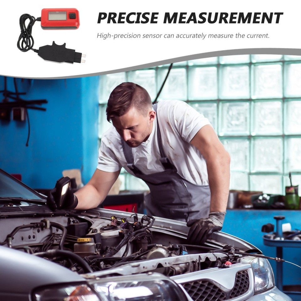 Car Fuse Tester Digital Electrical Meter Automotive Current Tester Tool ...