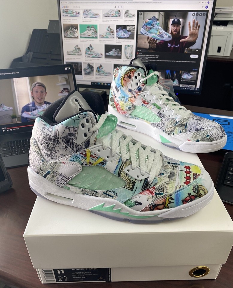 Nike Air Jordan Retro 5 Wings “Triple Jumpman” - 1 of 1 - Size 11 | eBay