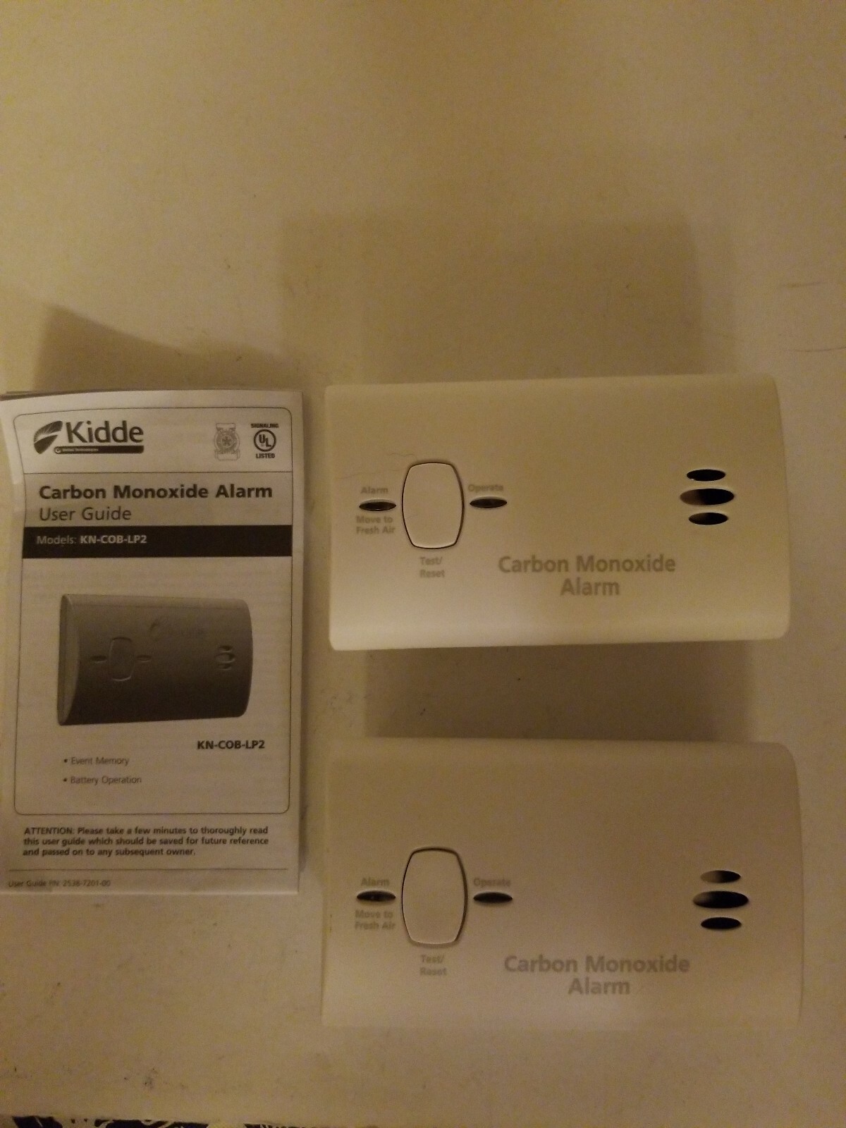 Kidde 9CO5-LP2 First Alert 21025778 Carbon Monoxide Alarms, 2 Pack ...
