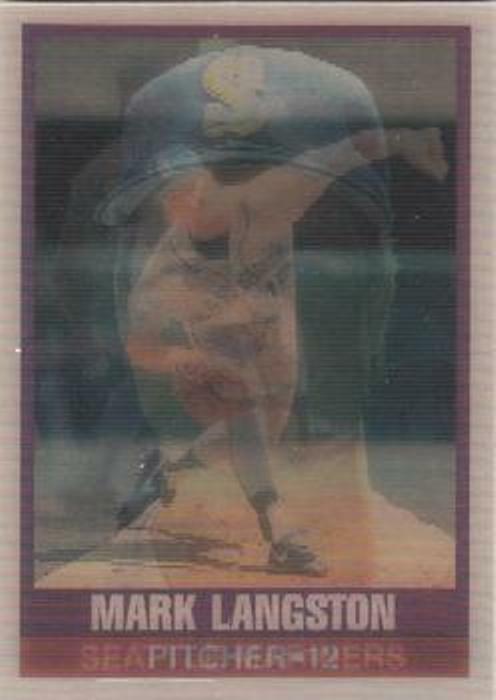 Mark Langston Mariners 1989 Sportflics MATCHPRINT Production PHOTO ...