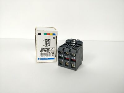 Telemecanique ZB5AZ141 Single Contact Block with Body/Fixing Collar | eBay