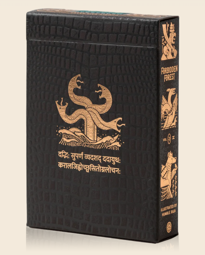 Forbidden Forest Playing Cards Art Of Play Deck (GOLD FOIL BACK EDITION ...