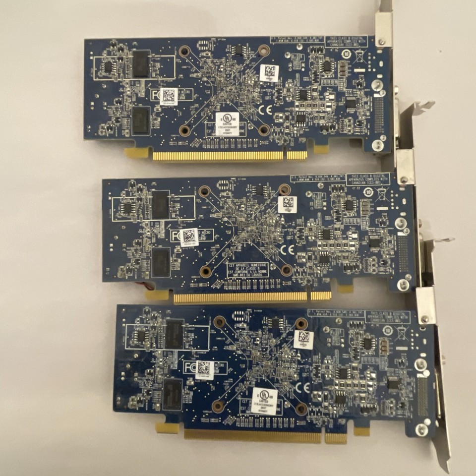 LOT OF 3 AMD Radeon C090 109-C09057 High Profile Video Graphics Card | eBay