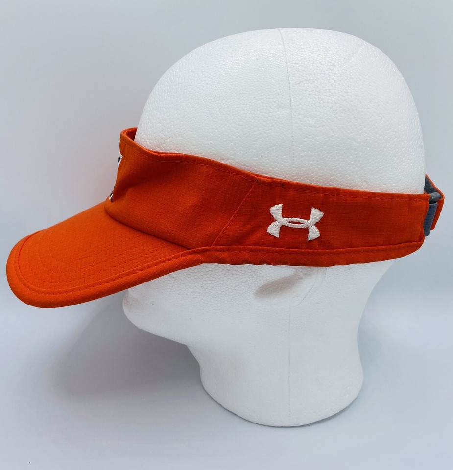 Under Armour Auburn University Tigers Unisex Adjustable Orange Visor ...