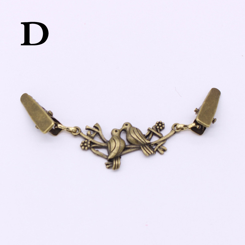 Cardigan Duck Clip Women Shawl Scarves Blouse Shirt Sweater Collar Pin ...