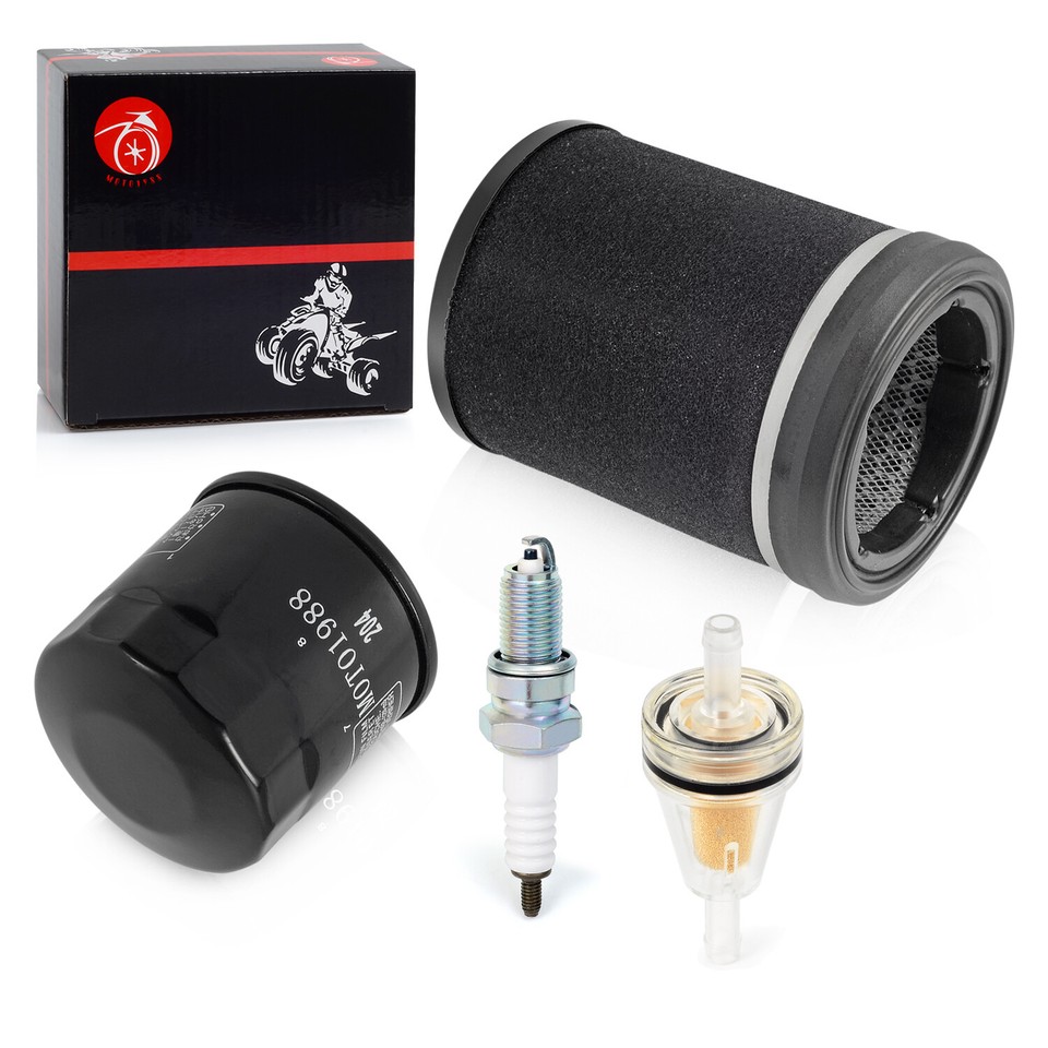 Air Filter Oil Filter Spark Plug For Kawasaki Prairie 360 KVF360 2x4 ...