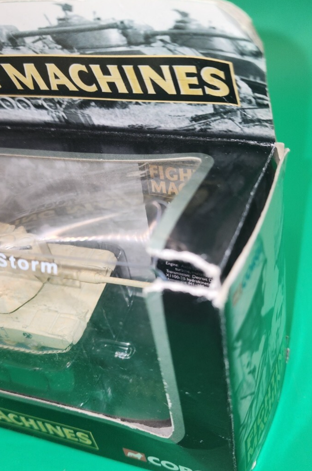 NEW CORGI FIGHTING MACHINES M1 ABRAMS MBT US ARMY DESERT STORM TANK ...