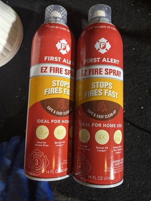 2 X First Alert AF400 TUNDRA EZ FIRE SPRAY 14 oz Extinguisher Spray ...