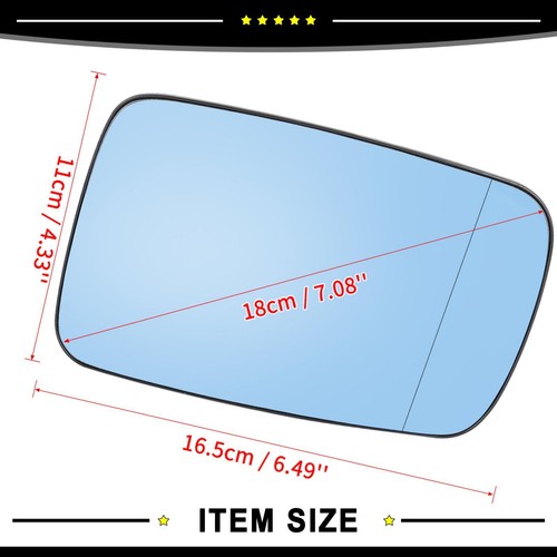 51167028428 Mirror Glass Heated 1/lot fit for BMW 330Ci 2001-2006 Right ...