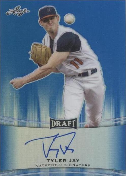 2015 Leaf Metal Draft - Tyler Jay #BA-TJ1 Blue Prismatic /50 (AU, RC ...