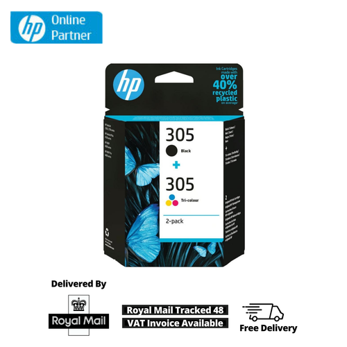 Genuine HP 305 Multipack Ink Cartridge 6ZD17AE For Deskjet 2710 2710e ...