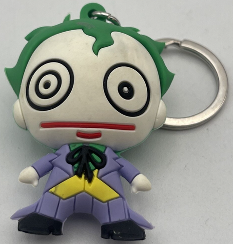 DC Comic 3D Figural Keyring Keychain Backpack Bag Clip Hanger Joker ...