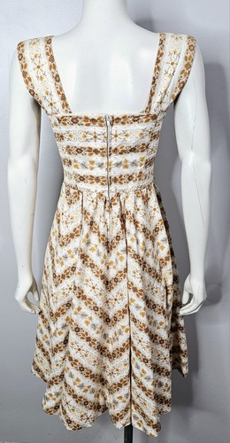 Vintage 1950s Floral Cotton Sundress By Alix Of Miami | eBay