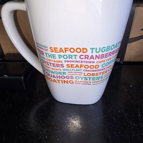 Dunkin Donuts Destinations Cape Cod Ceramic Coffee Mug Cup 2016 White ...